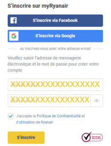 www.ryanair.fr: Se connecter à mon compte client Ryanair en ligne